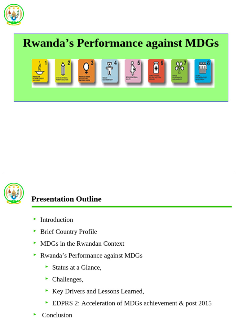 MDGs | PDF | Millennium Development Goals | Maternal Health