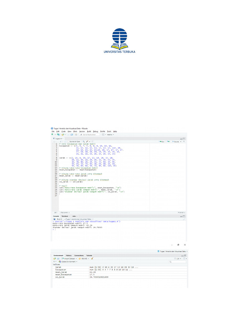 Tugas 1 - Analisis Dan Visualisasi Data | PDF