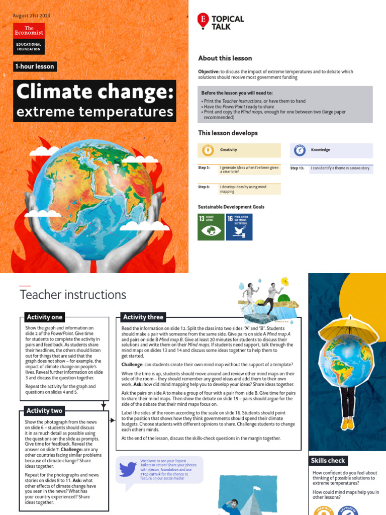 Climate Change - Extreme Temperatures | PDF | Map