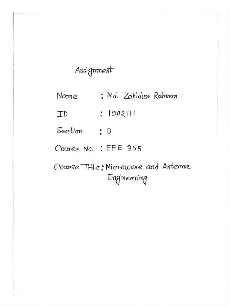 EEE 355 Assignment | PDF