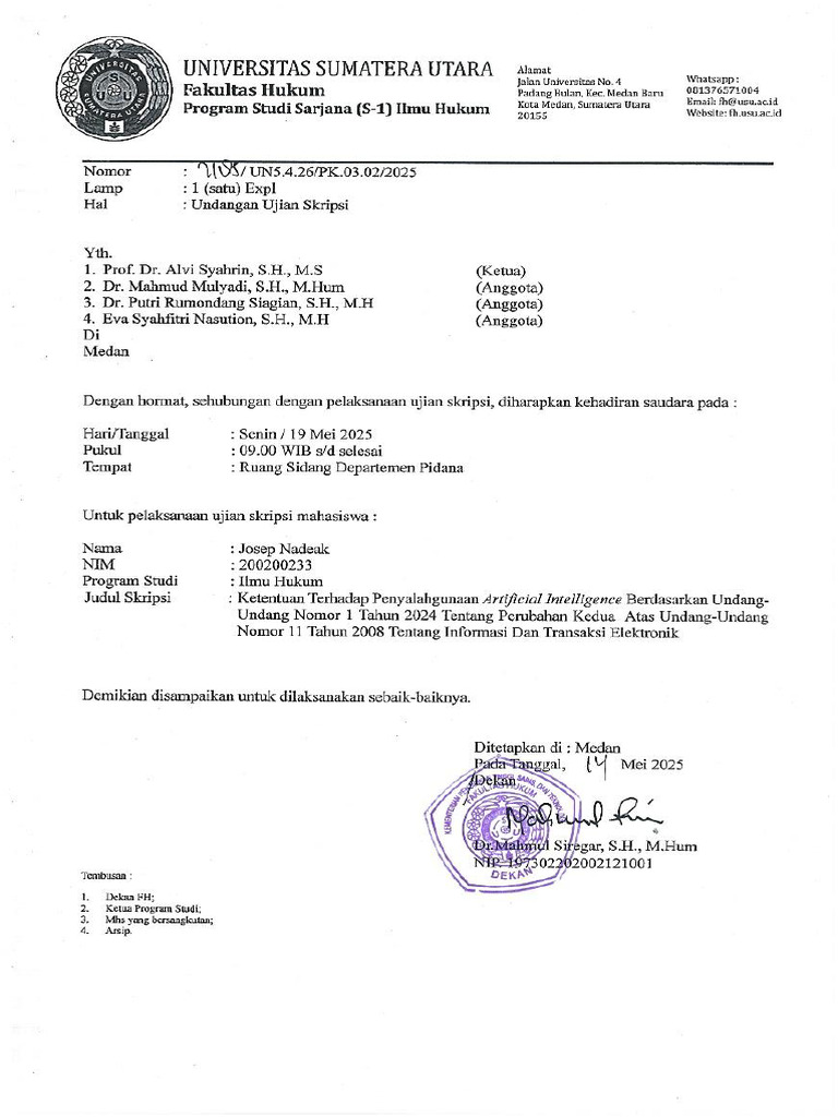 Undangan Meja Hijau | PDF