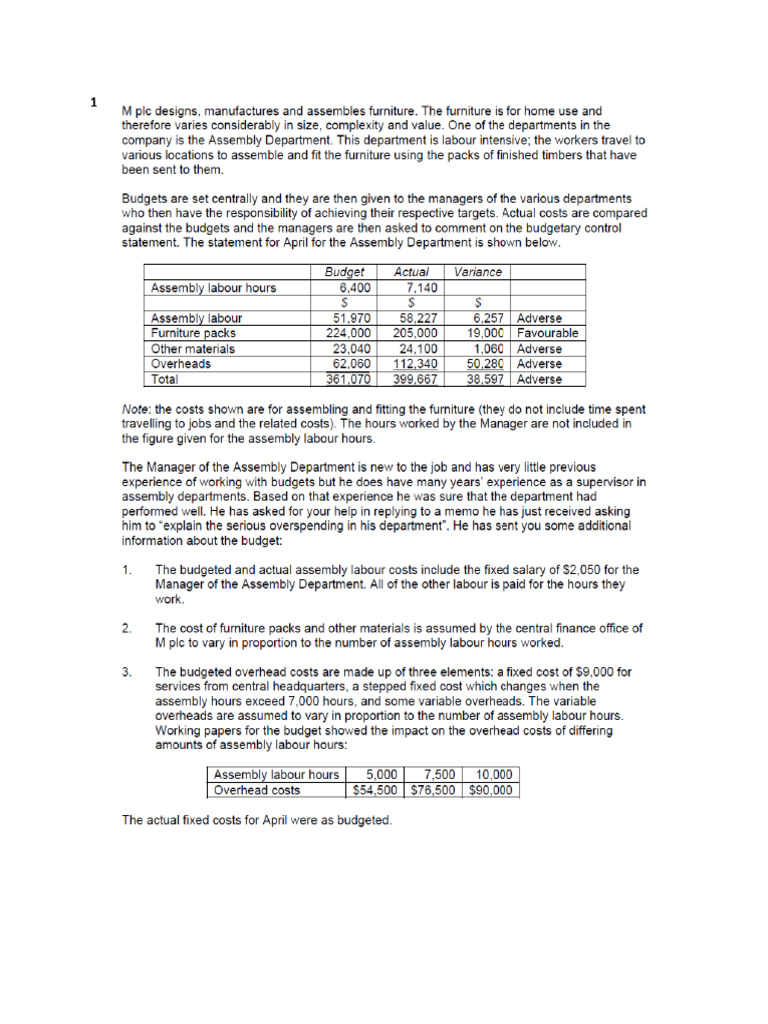 Variances Classwork | PDF