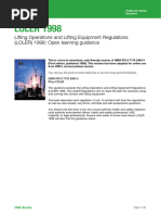 LOLER | PDF | Safety