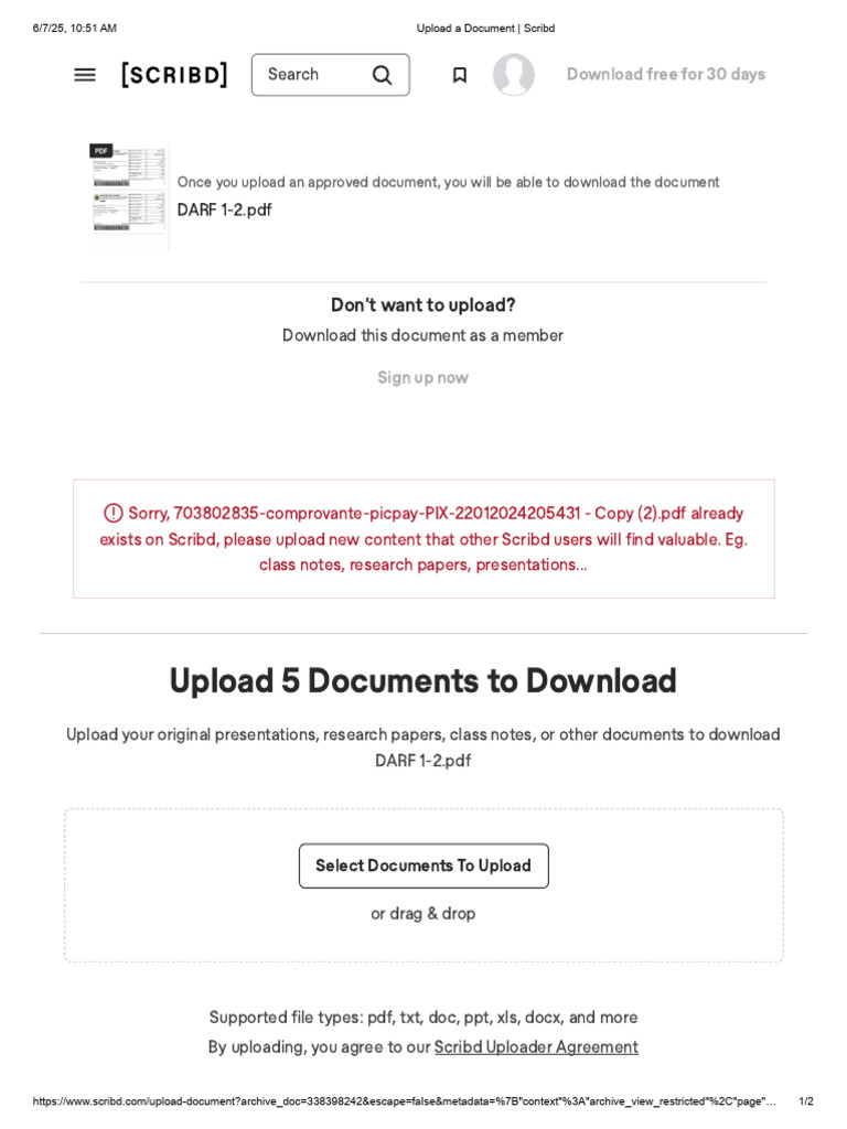 Upload A Document - Scribd 2 | PDF | Scribd | Computing