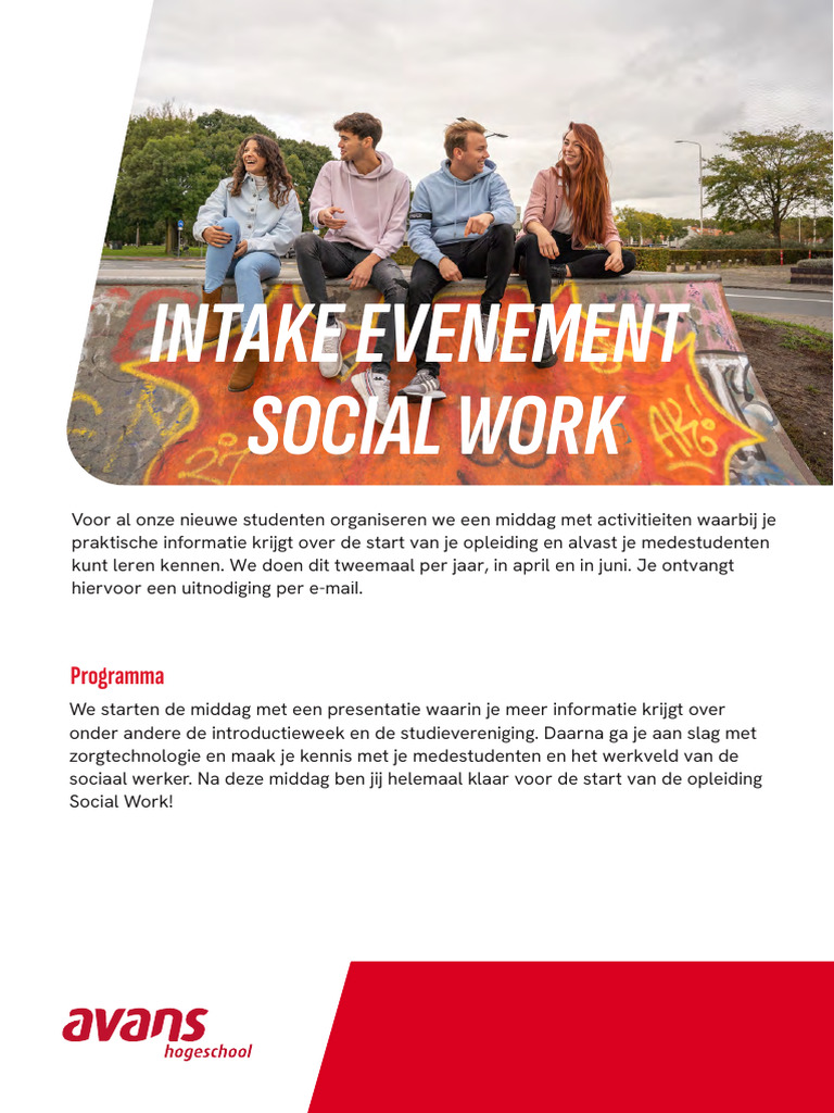 Flyer Intake Evenement SW Kleiner | PDF