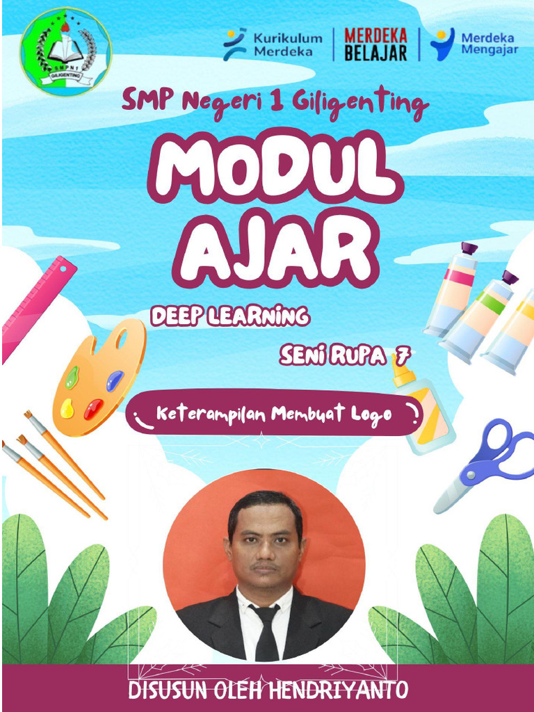 Modul Ajar Logo Deep-Learning-Seni-Rupa VII SELESAI | PDF