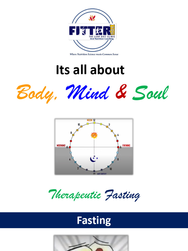 Session-7B - Therapeutic Fasting | PDF | Metabolism | Glycolysis