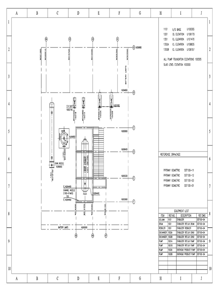 PDMS Practice - Equipment Arrangement Drawing | PDF