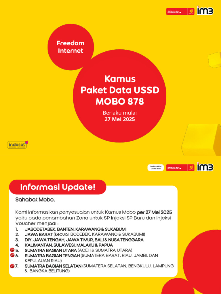 Kamus Mobo Im3 Update 27 Mei 2025 | PDF