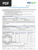 Dialysis Pre-Auth Form October 24 (SHA) | PDF | Patient | Medicine