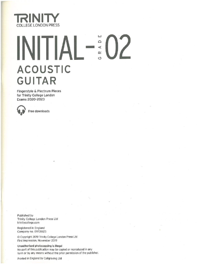 Acoustic Guitar - Initial - G2-Compressed | PDF