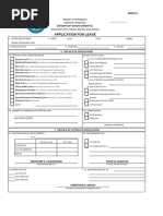 Supreme Court Leave Form | PDF | Parental Leave | Sick Leave