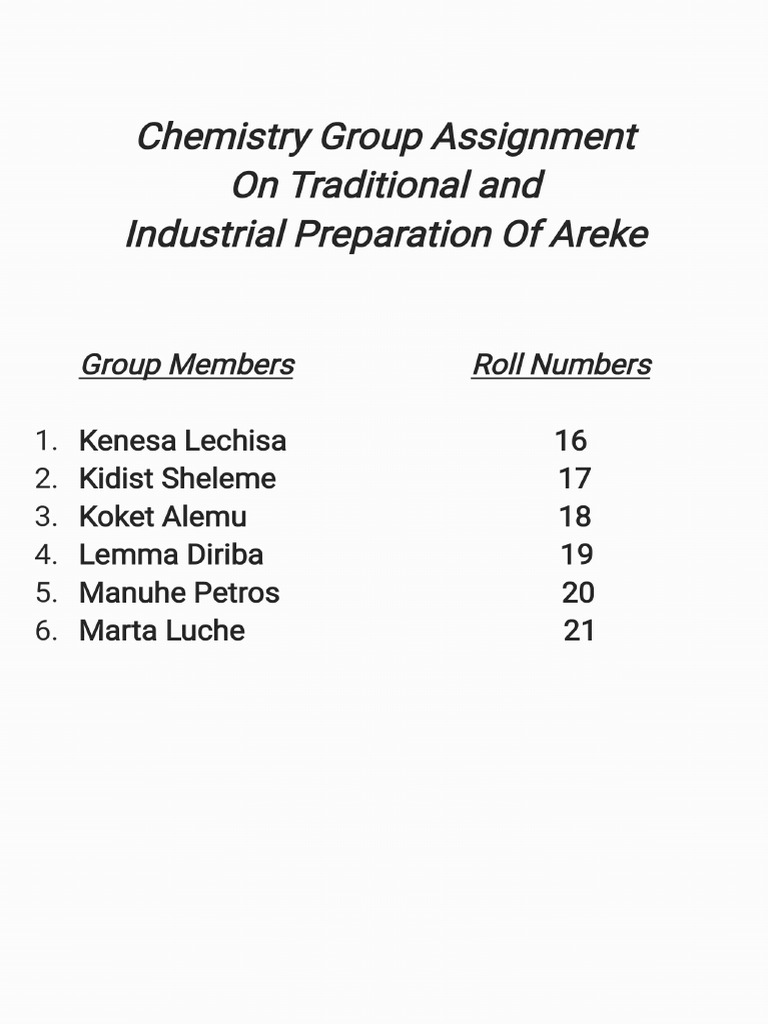 Areke Preparation | PDF