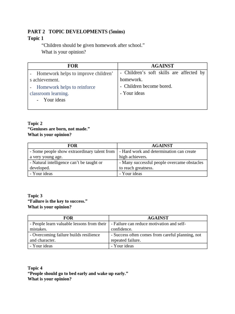 PART 2 TESTS, M | PDF
