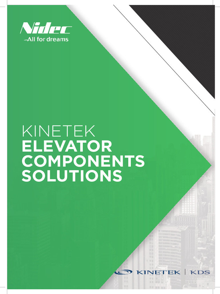 Kinetek Elevator Component Solutions | PDF | Elevator | Manufactured Goods