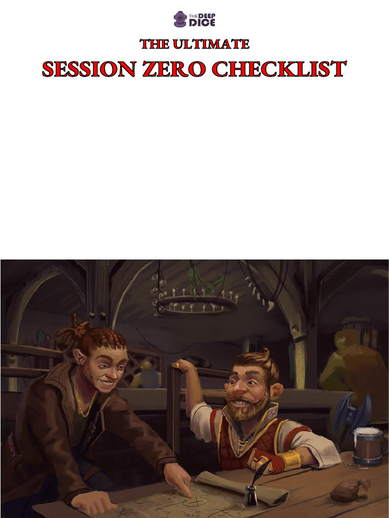 Session Zero Checklist for DMs | PDF | Dungeons & Dragons | Role ...