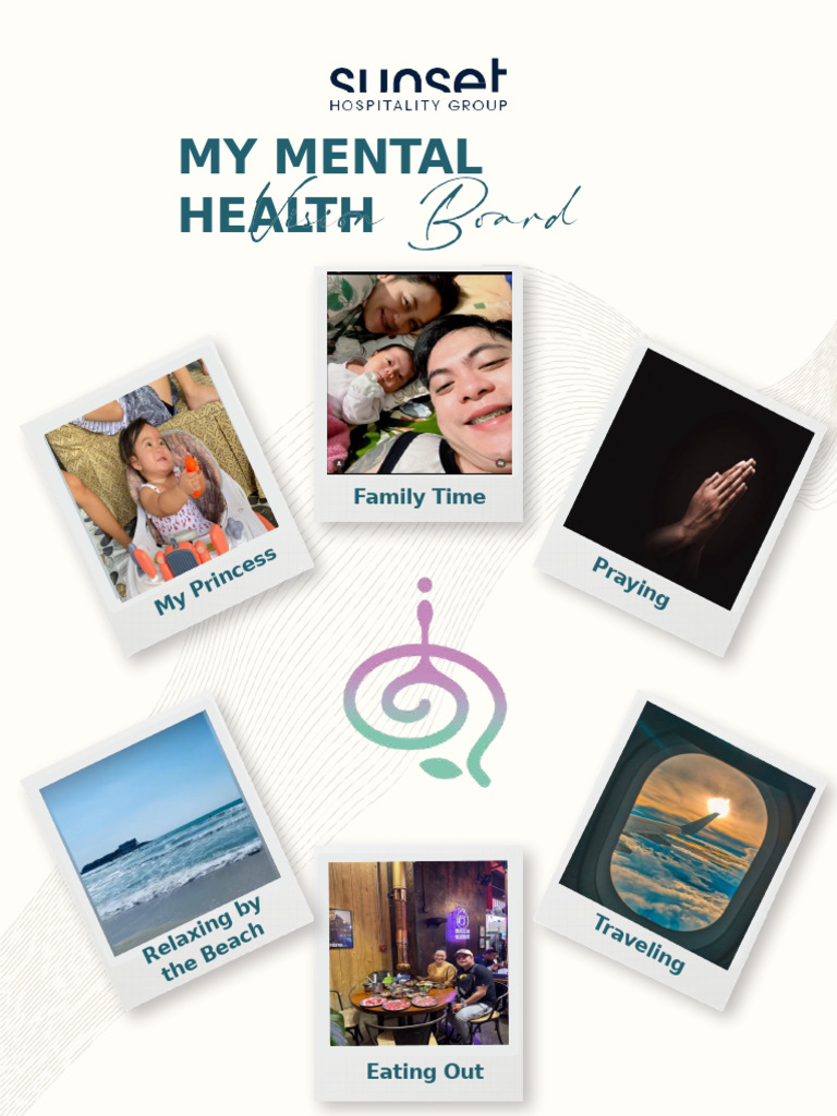 Mental Health Vision Board Template | PDF