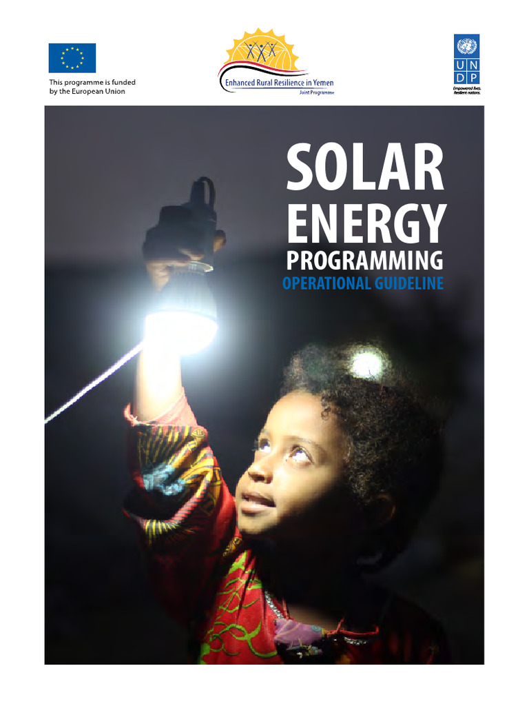 Operational Guideline Solar for Web 2 | PDF | Solar Power | Wash