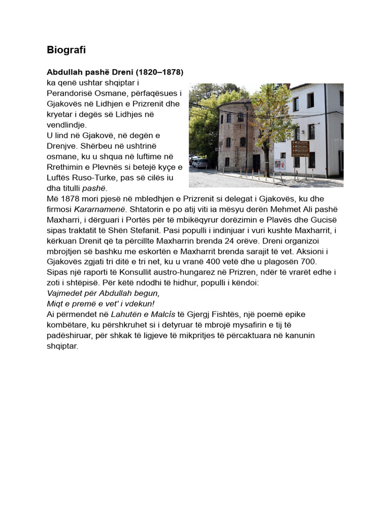 Bio Graf I Abdullah | PDF