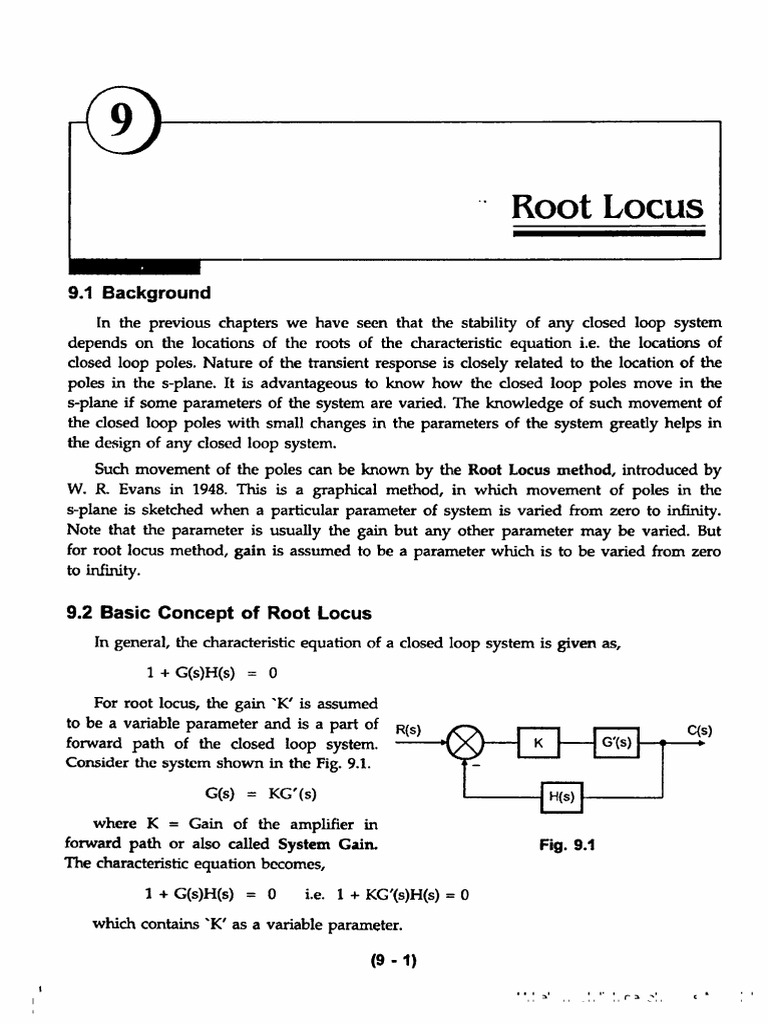 BAKSHI-Root Locus Chapter-4 | PDF
