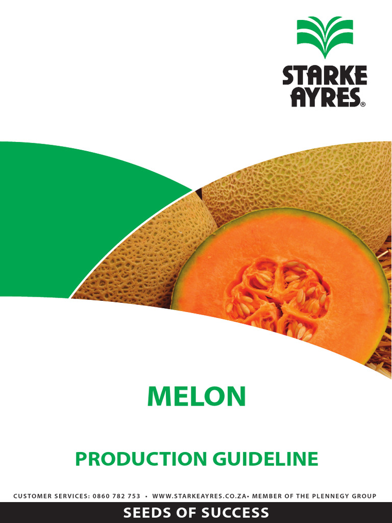 Melon Production Guideline 2019 | PDF | Soil | Fruit