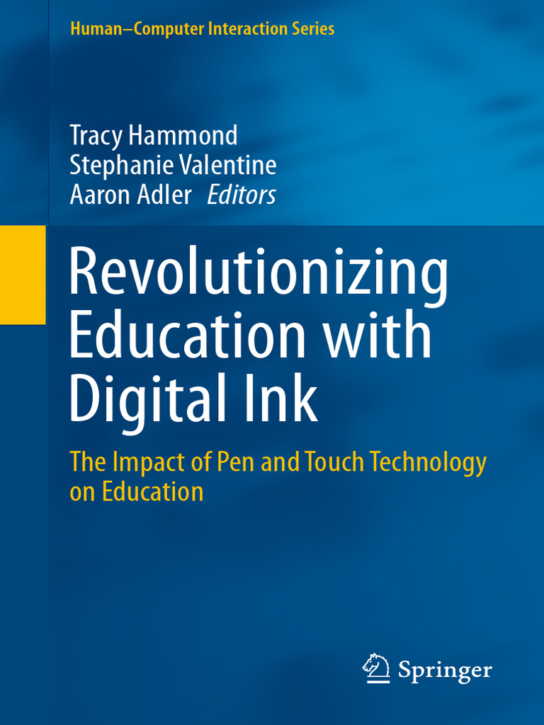 Revolutionizing Education With Digital Ink: Tracy Hammond Stephanie ...