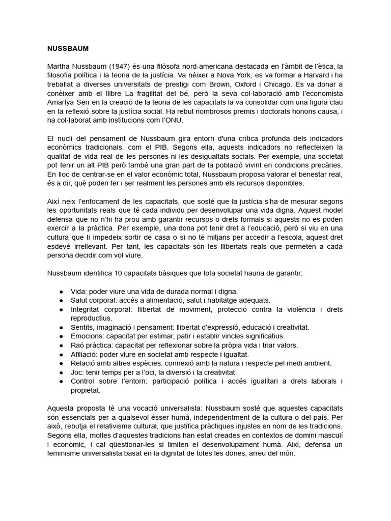 NUSSBAUM - Aitana Guerrero Ruiz | PDF