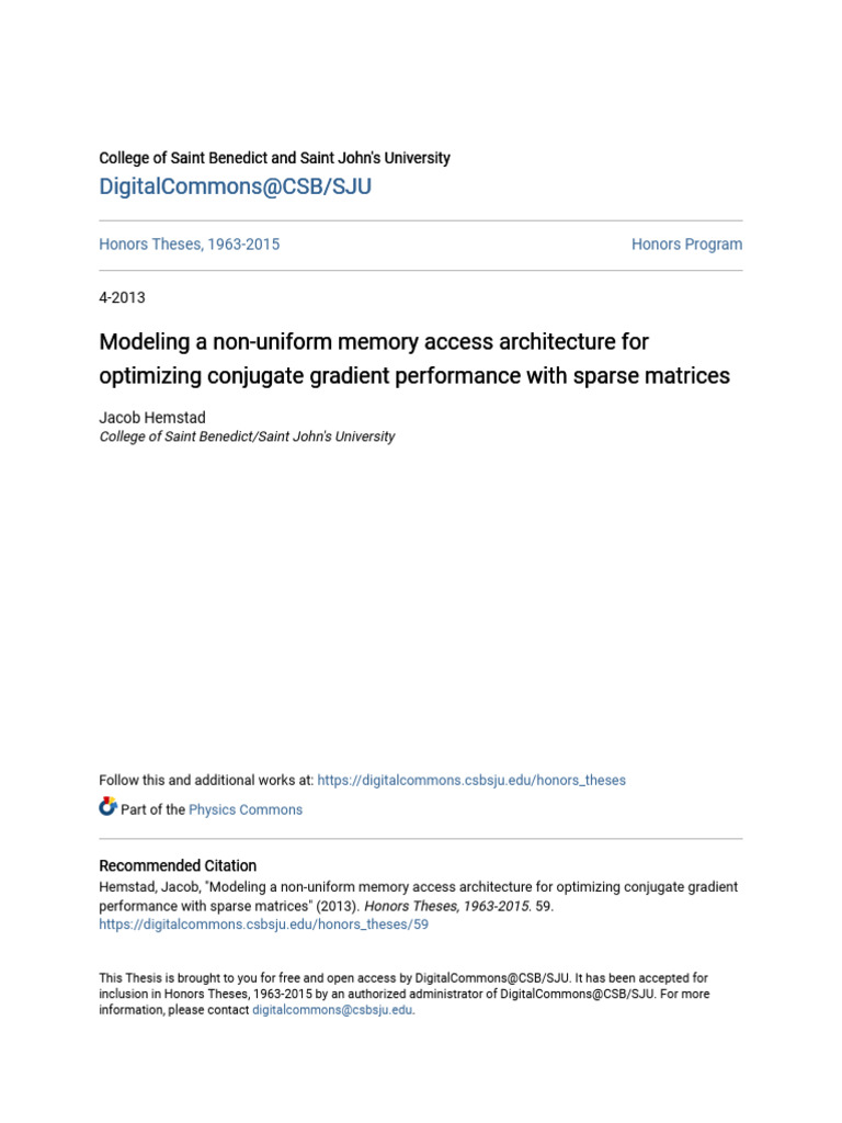 Modeling A Non Uniform Memory Access Architecture For Optimizing Pdf Multi Core Processor