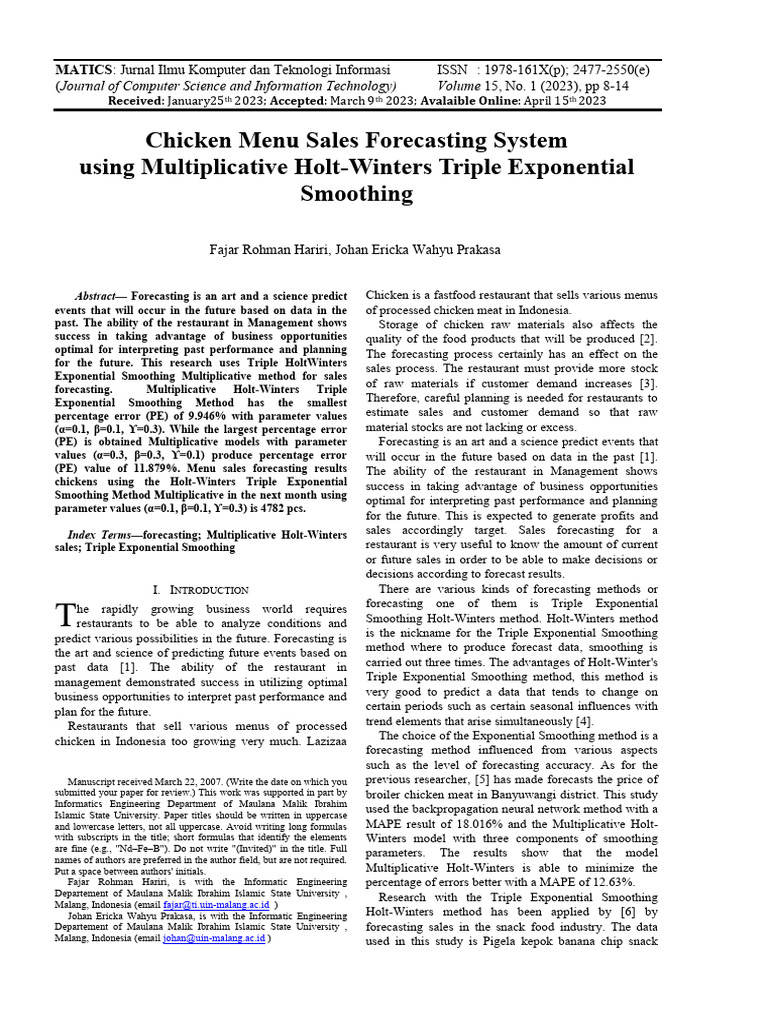 1 PB | PDF | Forecasting | Applied Mathematics