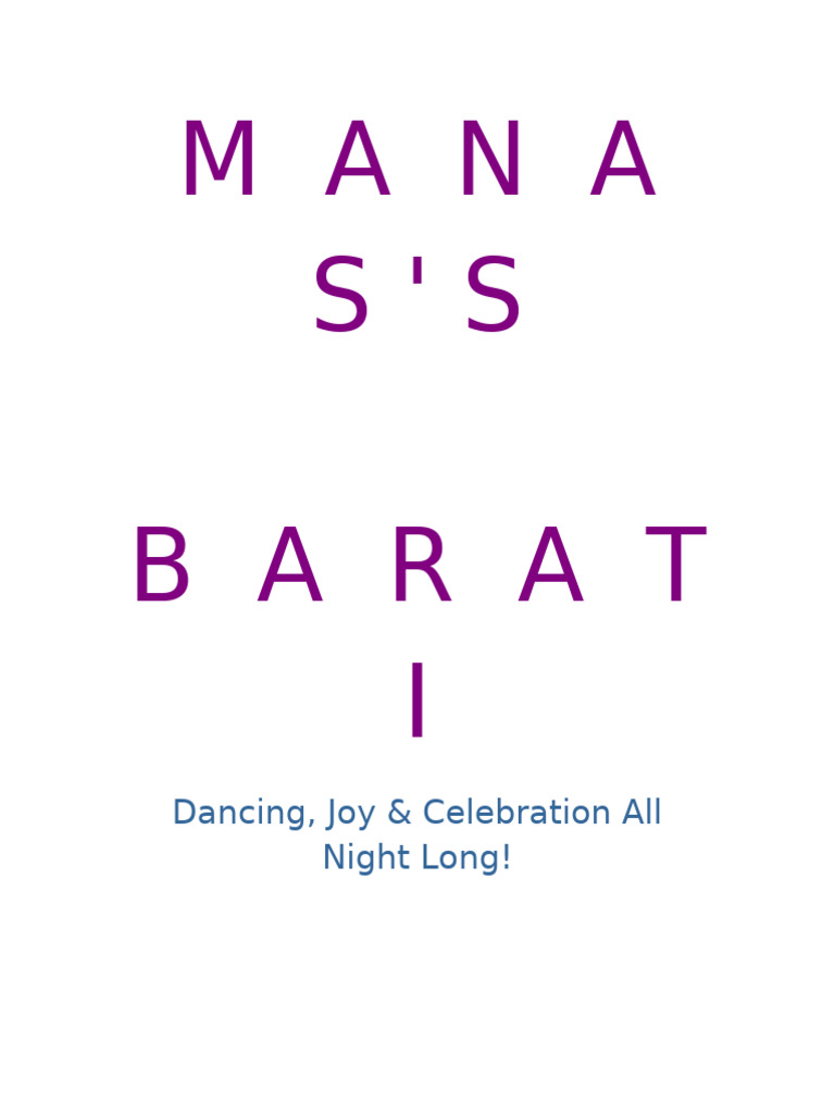 Manas Barati Stylish Letter With Caption | PDF