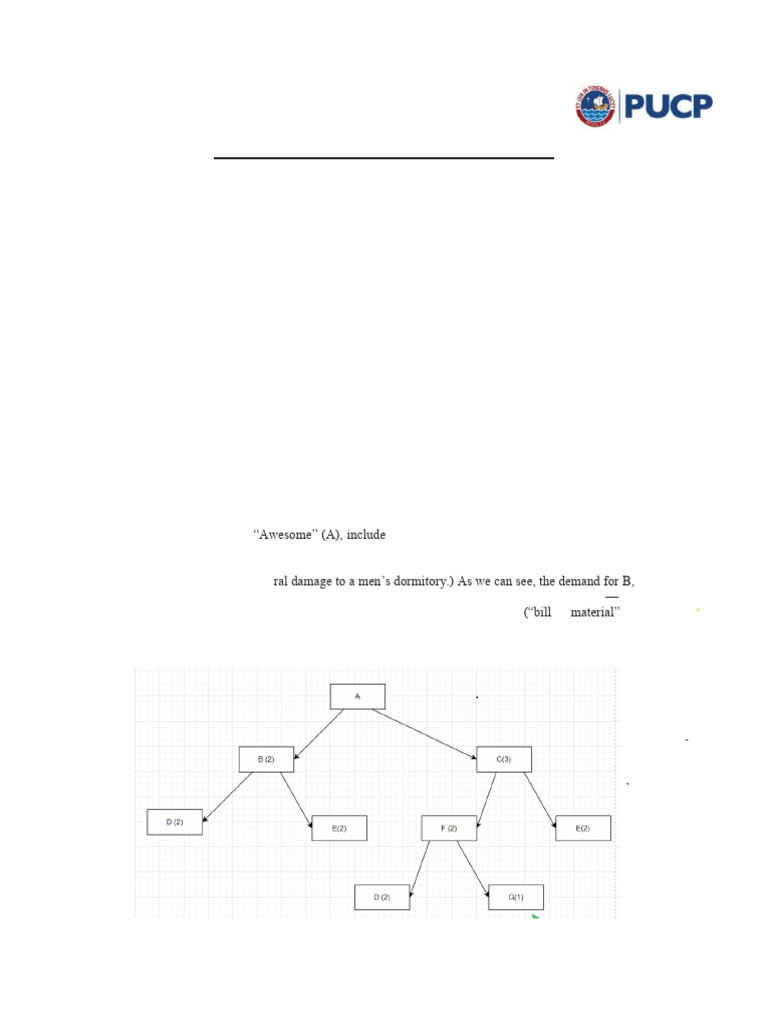 Ejercicio de MRP | PDF