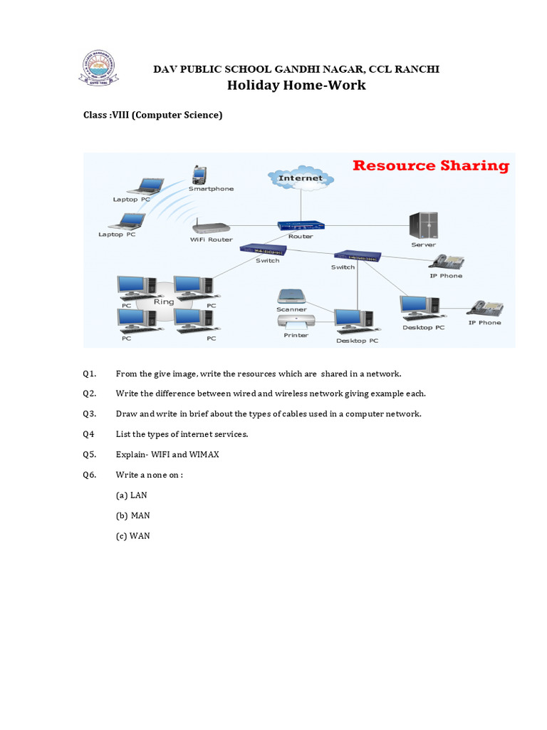 Holiday Homework | PDF