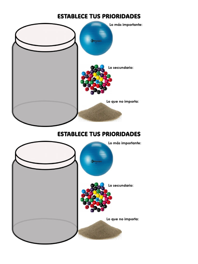 Establece Tus Prioridades | PDF