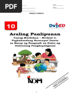 Ap10 Q1 Module 5 | PDF