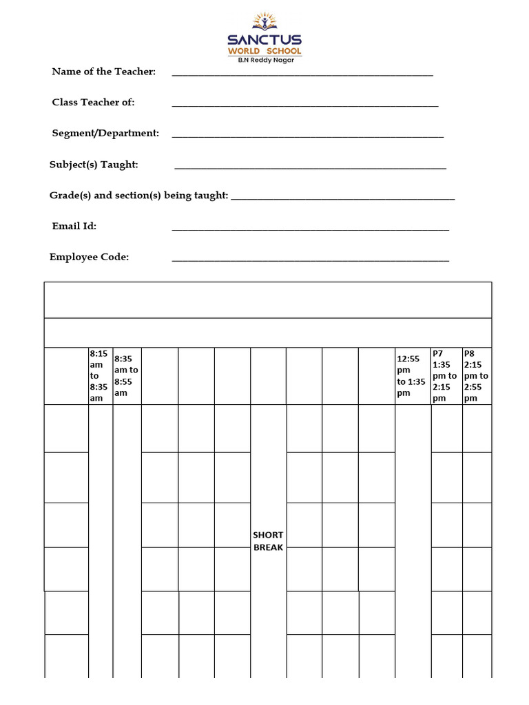 Log Book Format Ay 25-26-Sws | PDF