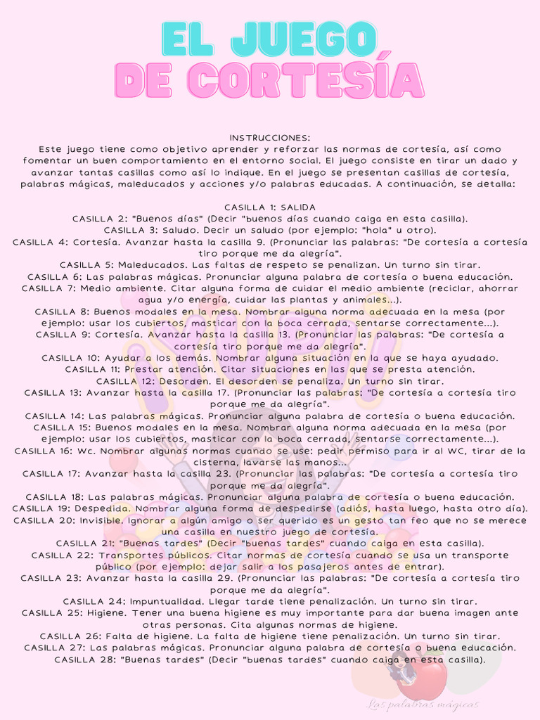 Juego de Cortesía | PDF