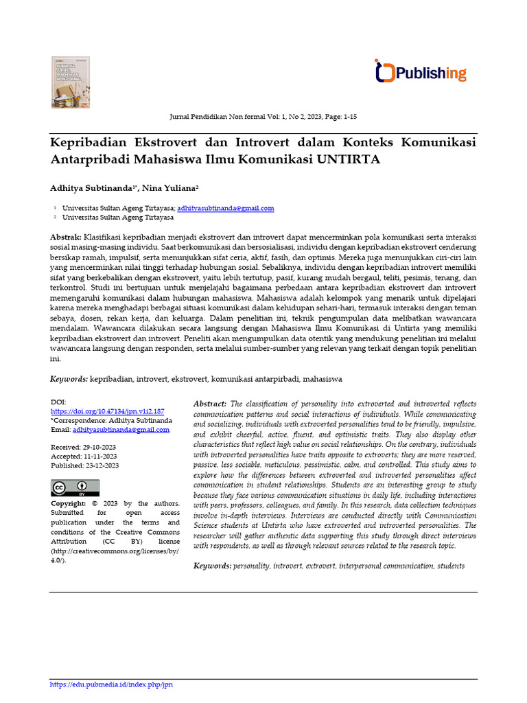 Adhitya Subtinanda | PDF