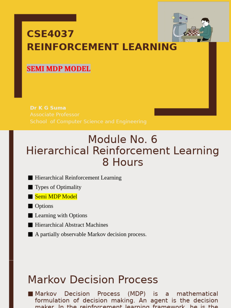 Module6 2 Semi MDP Model | PDF