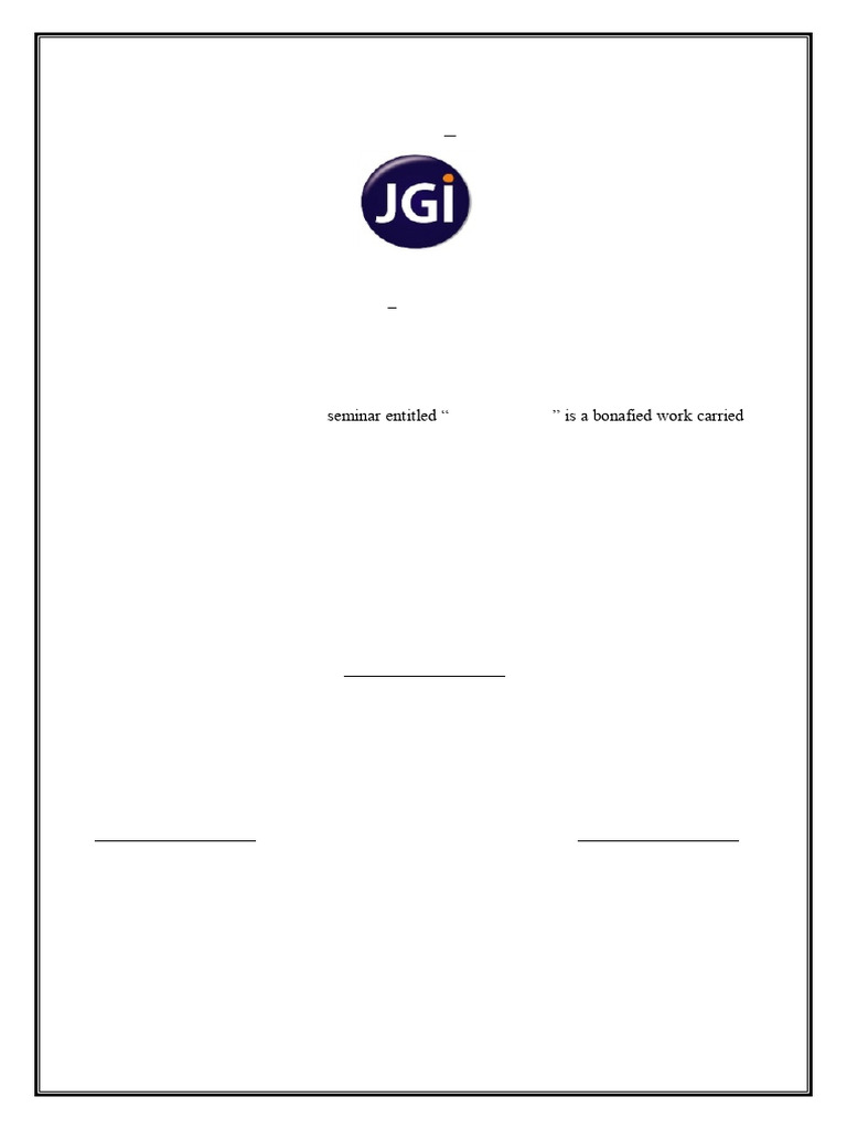 Certifictae Semninar Iot | PDF