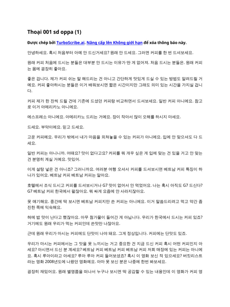 Tho I 001 SD Oppa | PDF