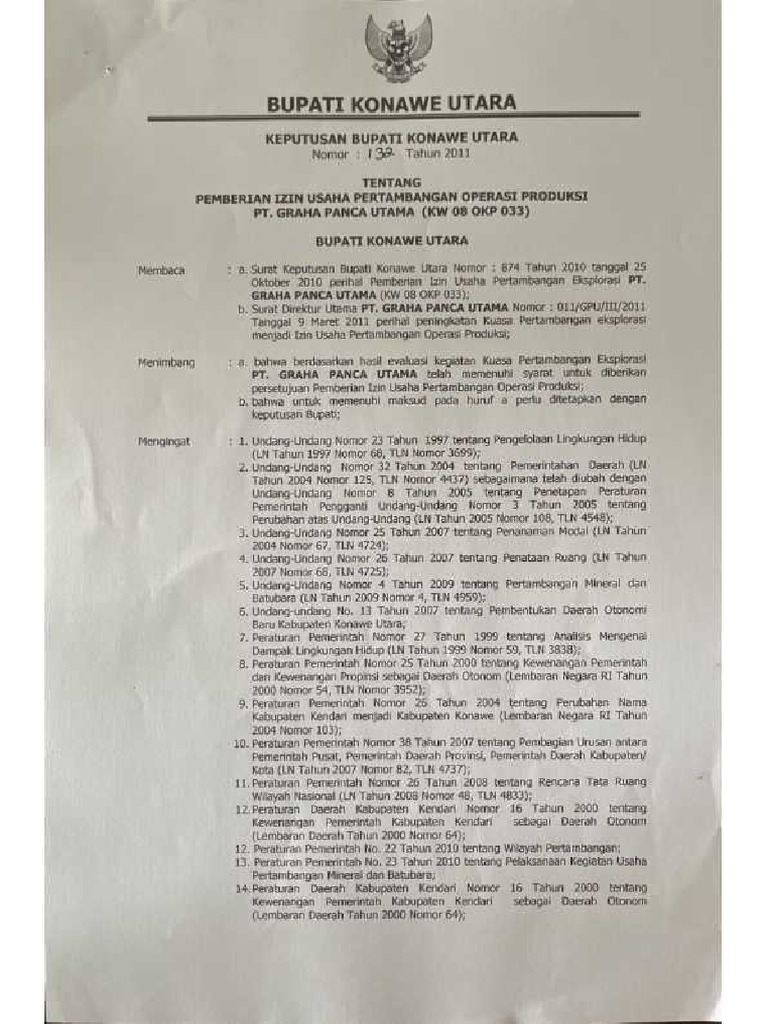 01 SK Iup Produksi Gpu | PDF