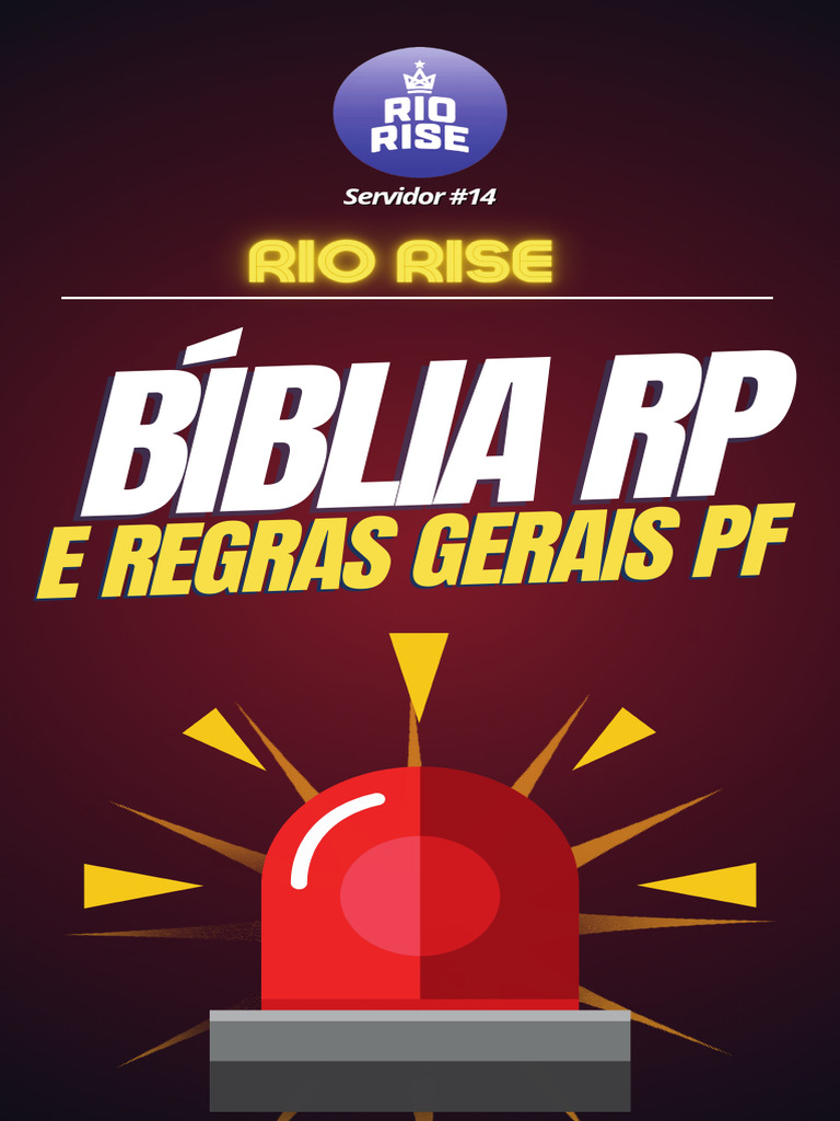 Bíblia RP e Regras Gerais PF-1 | PDF | Crimes | Crime e Violência