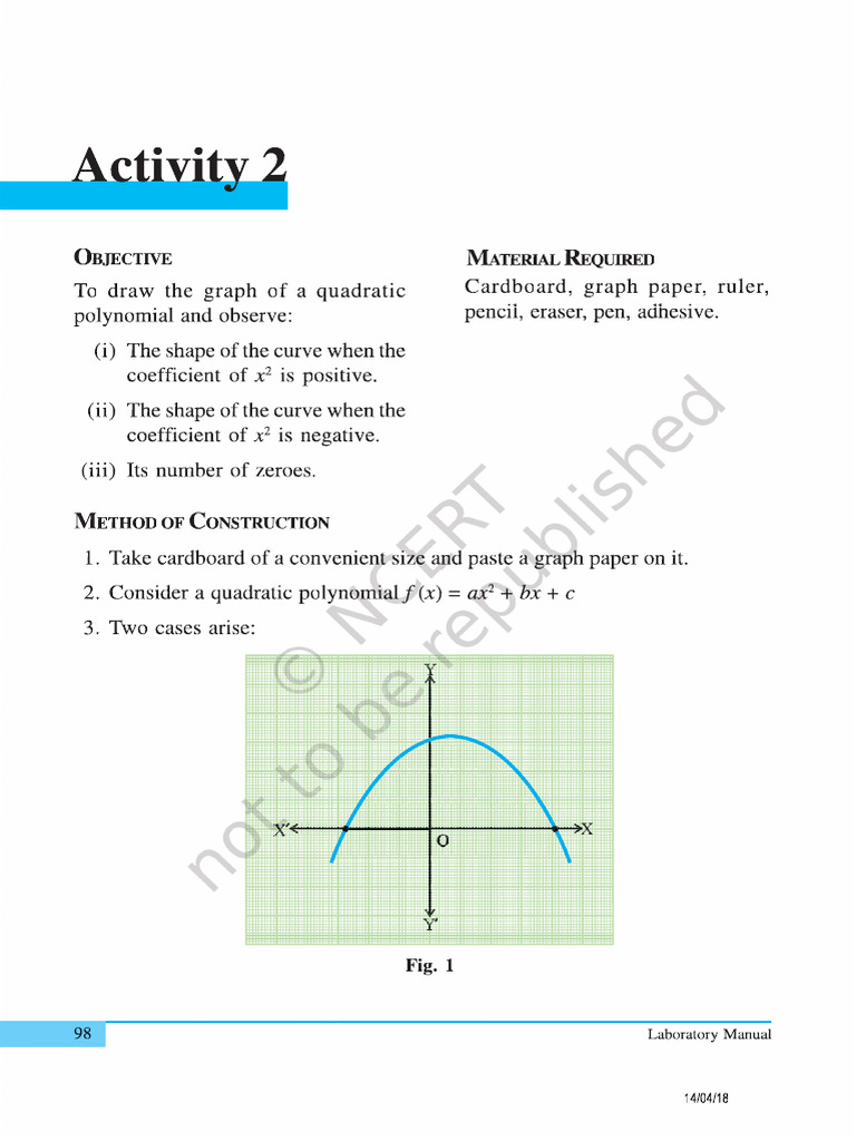x Maths Activity 1 | PDF
