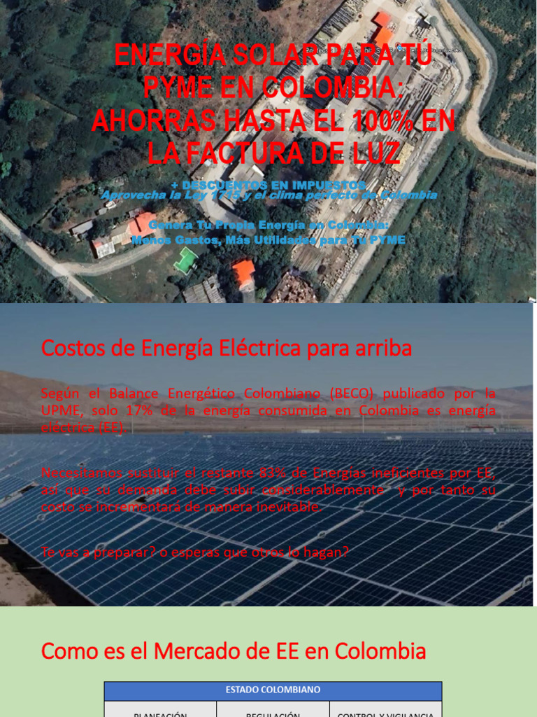 Energía Solar para Tú Pyme en Colombia | PDF