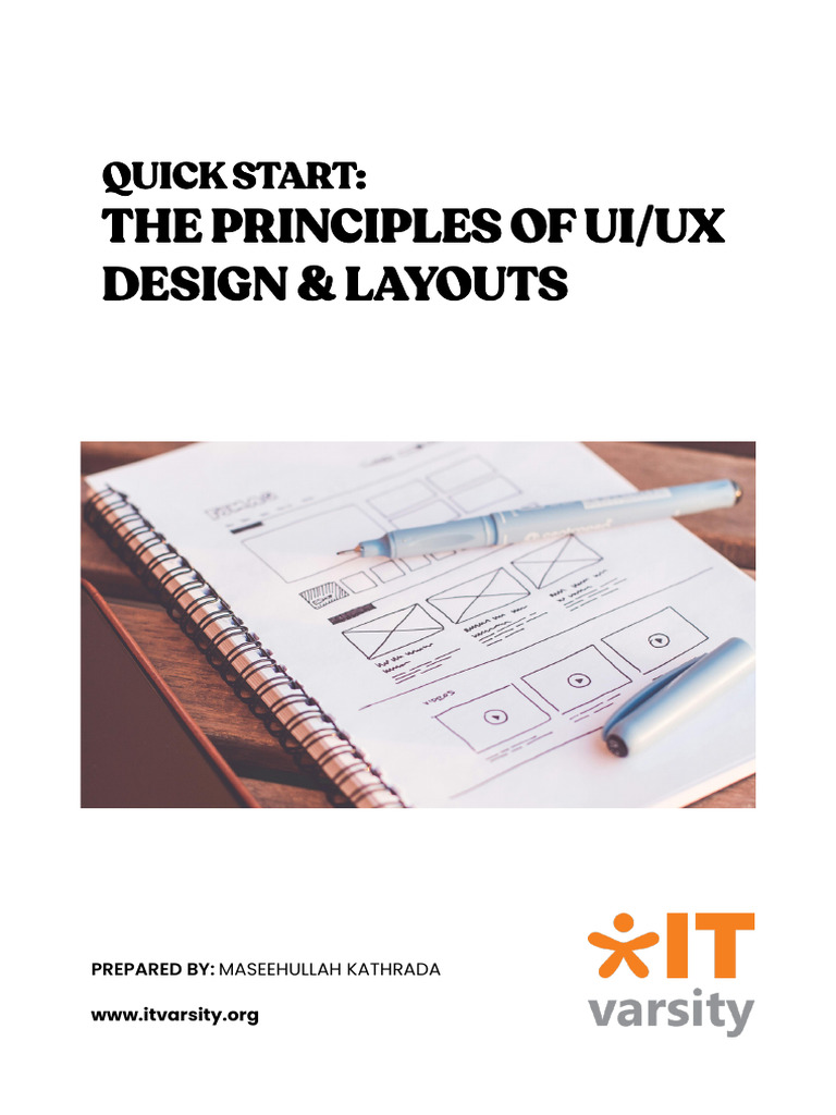 The Principles of UI - UX Design & Layouts | PDF | Typography | Menu ...