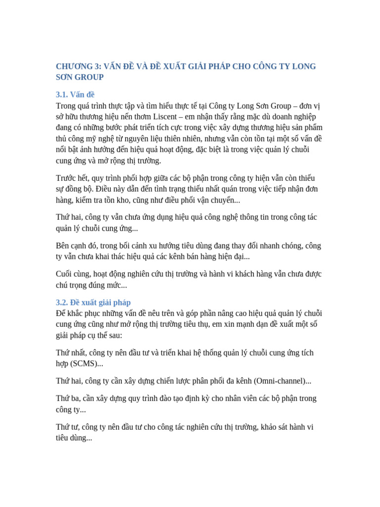 Chuong 3 Van de Giai Phap LSG | PDF