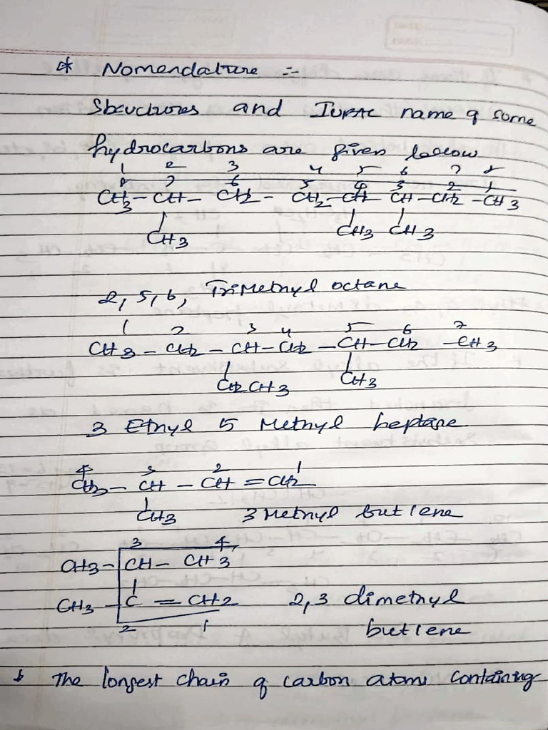 Class 11 Organic | PDF