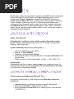 Tipos de interlineado en Word | PDF