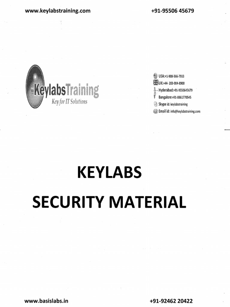 Keylabs Security | PDF