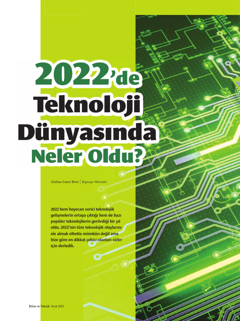 Teknoloji, Dergi | PDF